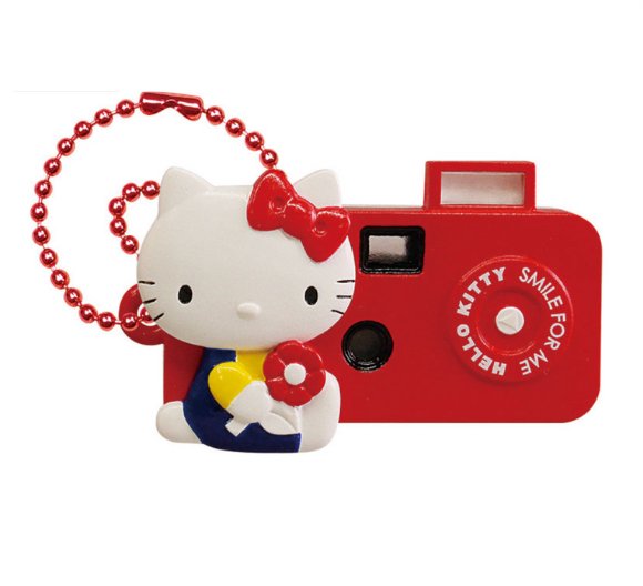 Hello Kitty 50th Anniversary Nostalgic Miniature Camera Keychain- Came ...